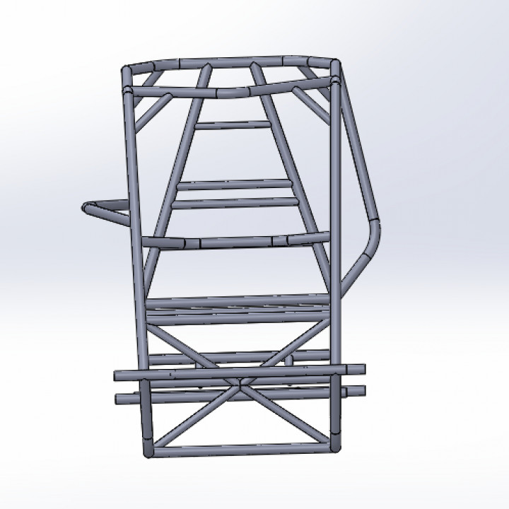 3D Printable Sprint car chassis by Brad Nichols