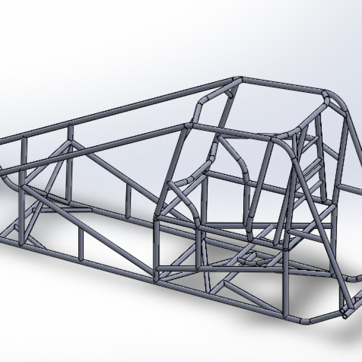 3D Printable Sprint car chassis by Brad Nichols