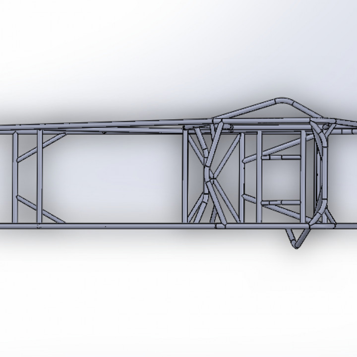3D Printable Sprint car chassis by Brad Nichols