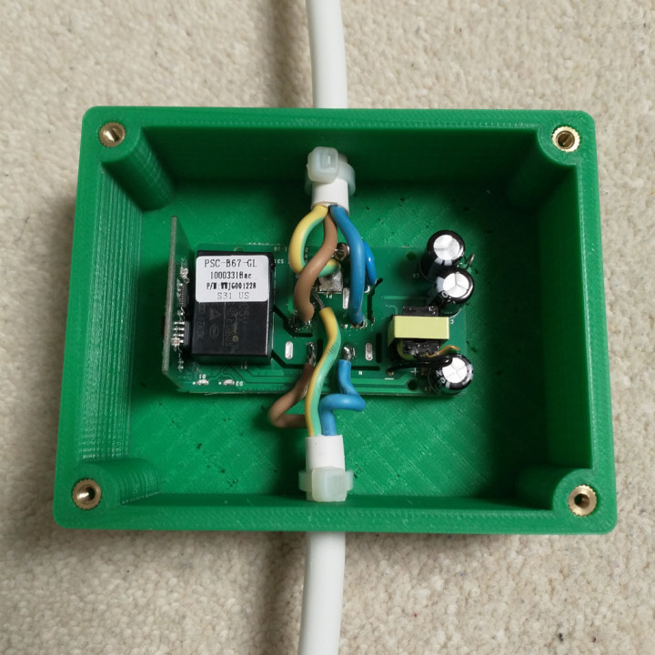 3D Printable SonOff S31 Case by Mark McKillen