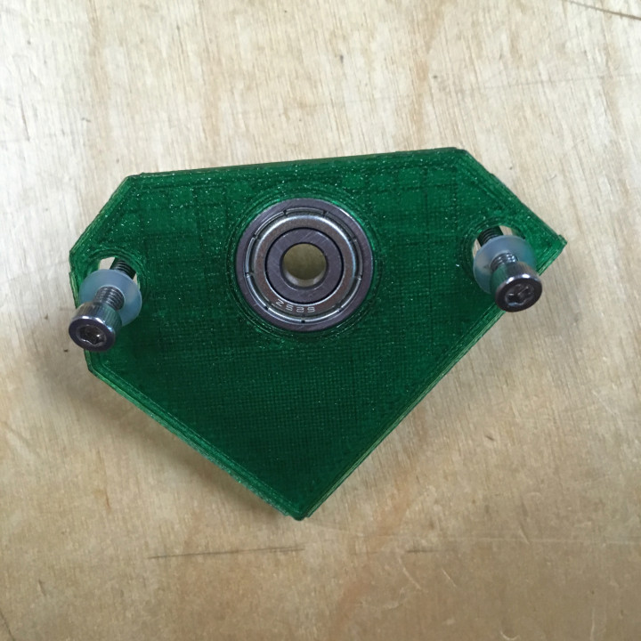 3D Printable X-Axis Bearing Supported Motor Mount by Brandon Beller