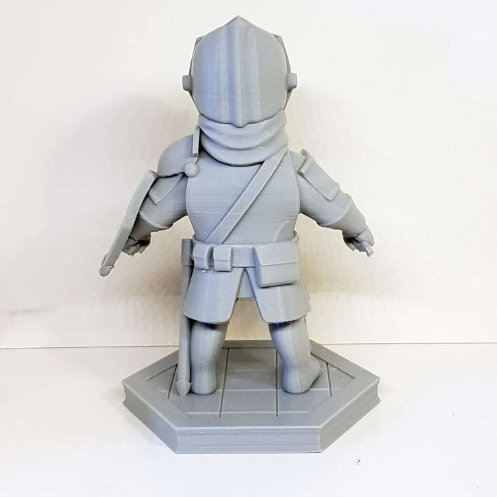 3D Printable Chibi Chosen Undead by Anton Berngarn-Wallerstedt