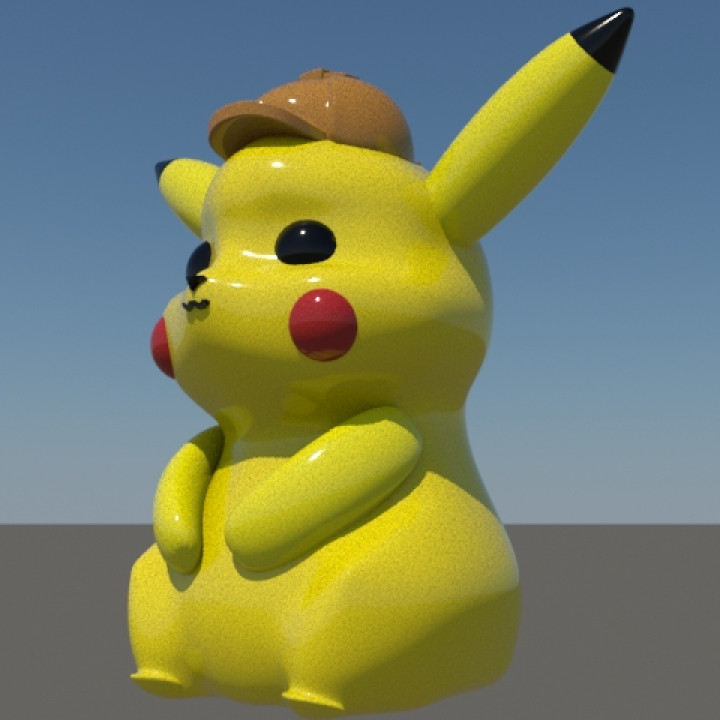 3D Printable Pokémon Detective Pikachu by Air New
