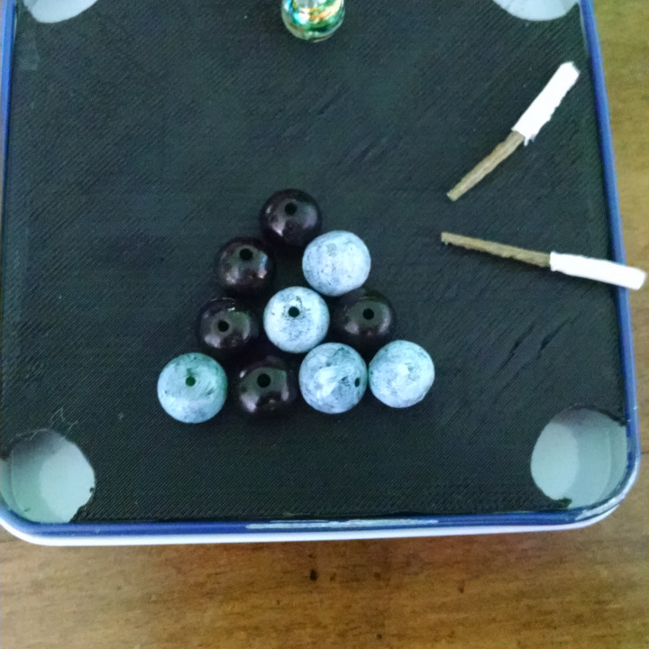 3D Printable Mini Pool by Aedan Bingham