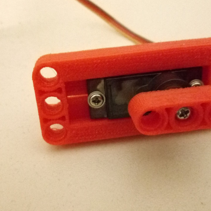 3D Printable Servo sg90 Lego adapter by Tahmaz Huseynov