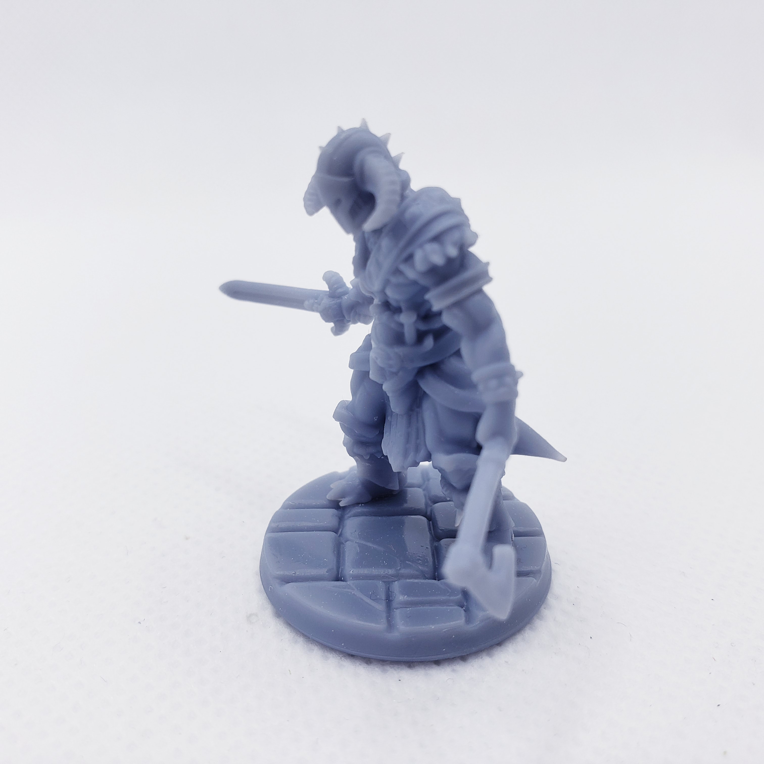 3D Printable RPG Barbarian- Multipart with build options (32mm scale ...