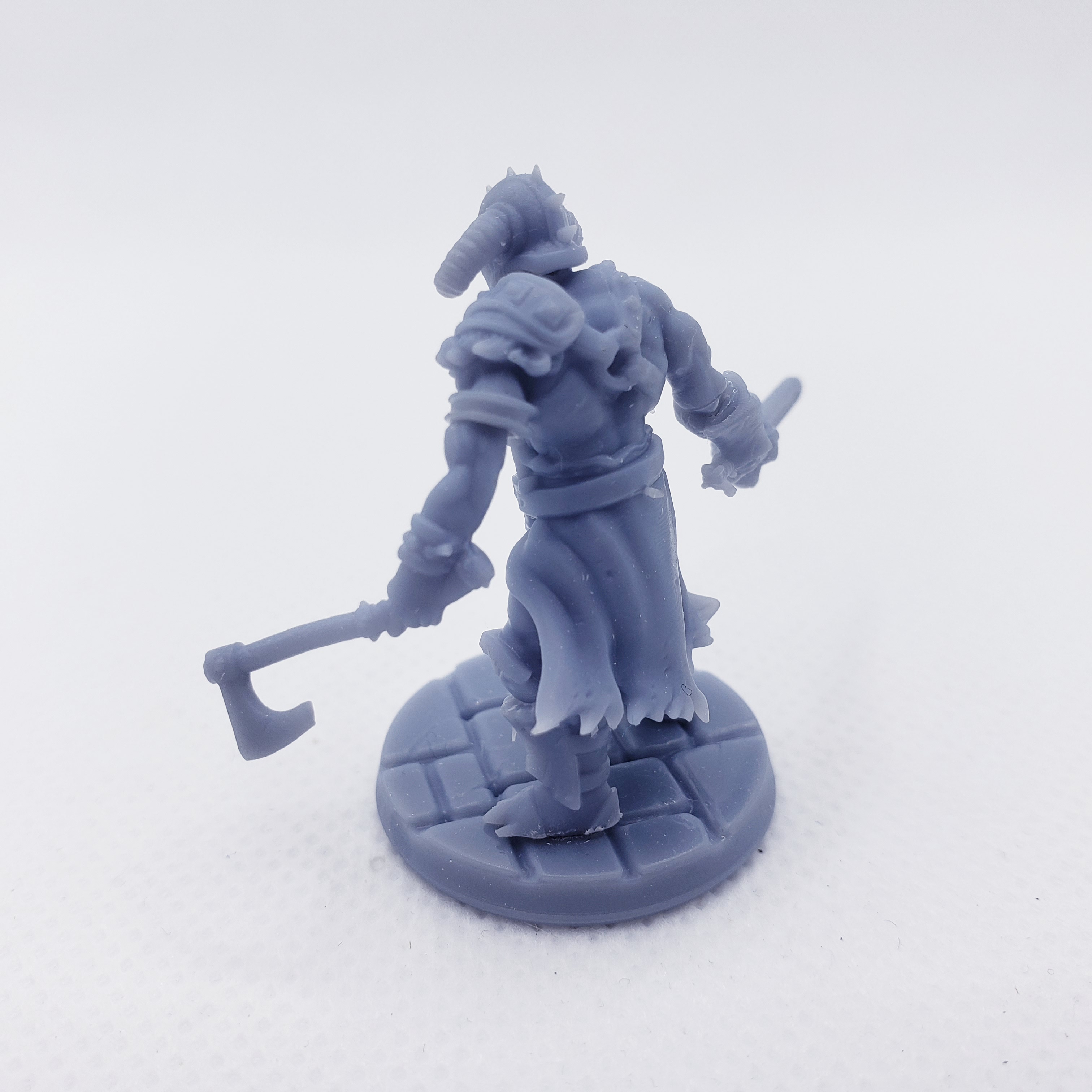 3D Printable RPG Barbarian- Multipart with build options (32mm scale ...