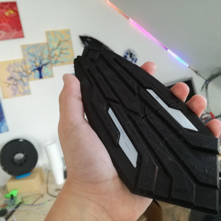 3D Printable Wakanda Shield by Ejnar Wibe Juul