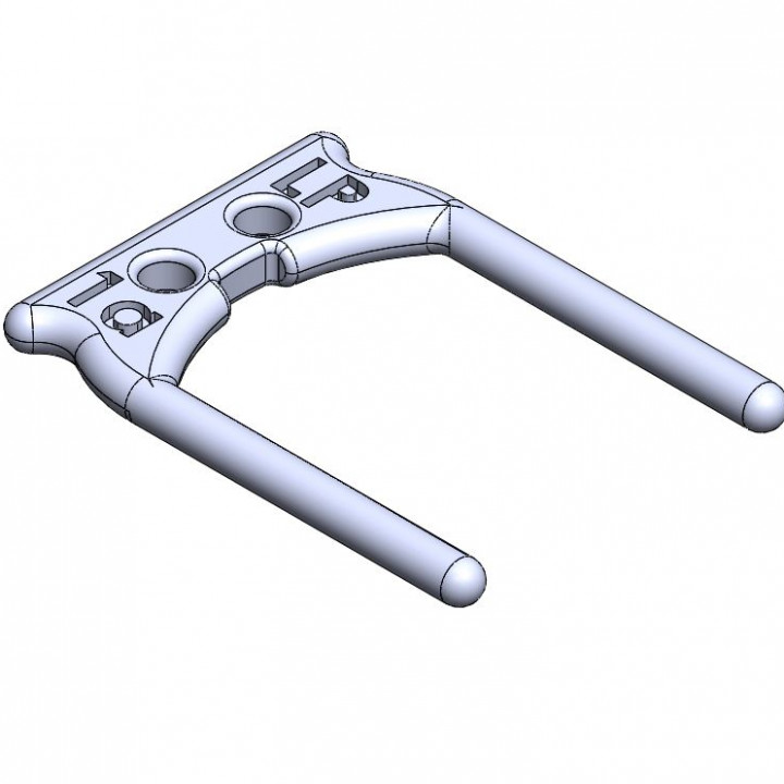 3D Printable LP 1a - Lock Pin U - He-Ideas by Bjørn Heide