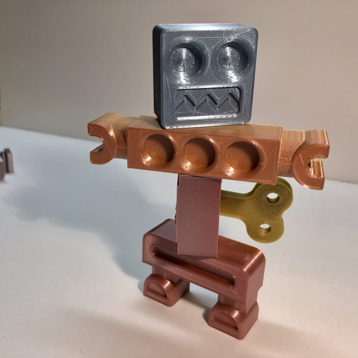 3D Printable Robot Blocks Volume 1 by Jacob Surovsky