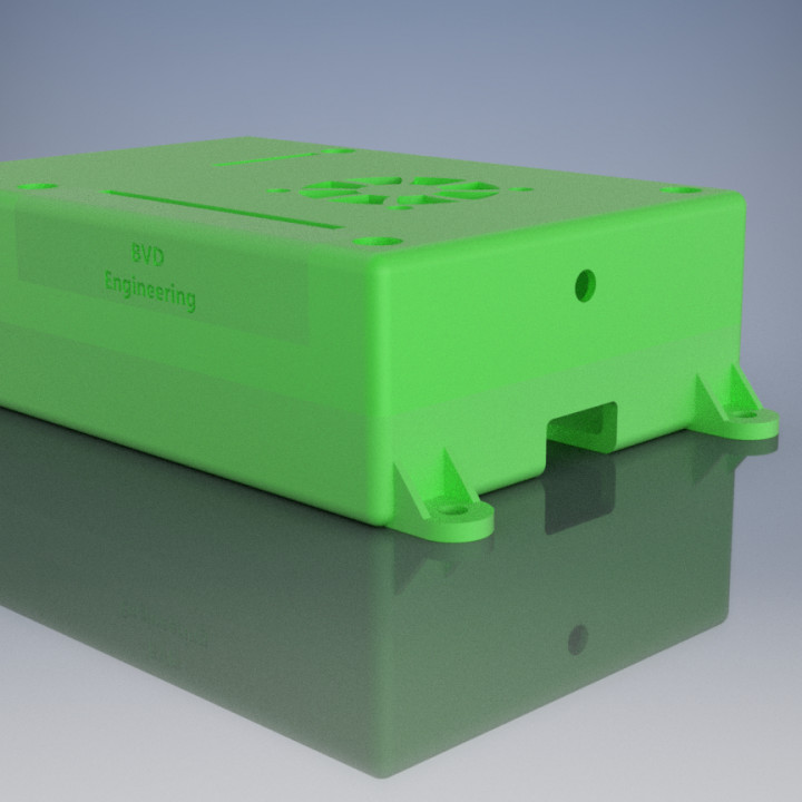3D Printable Raspberry Pi 4 Model B - Case by Bart van Dijk