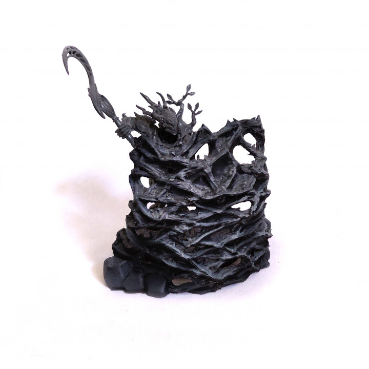 3D Printable Magic Spell : Wall of Thorned branches by Meian