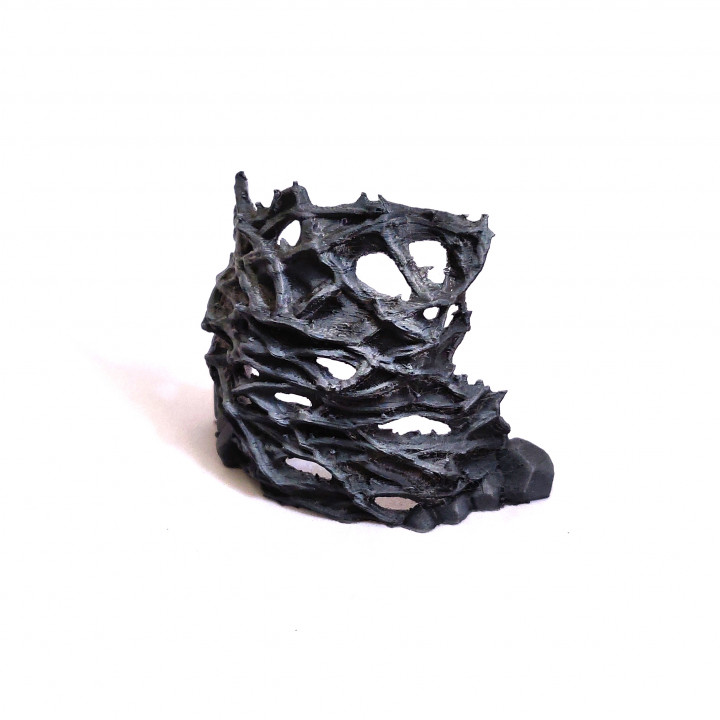 3D Printable Magic Spell : Wall of Thorned branches by Meian