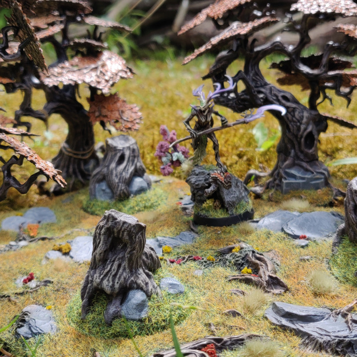 3D Printable The ultimate 3d forest bundle for wargame by Meian