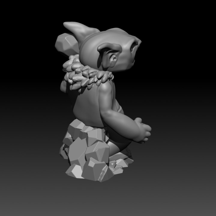 3D Printable Goblin by Laura van Dalen