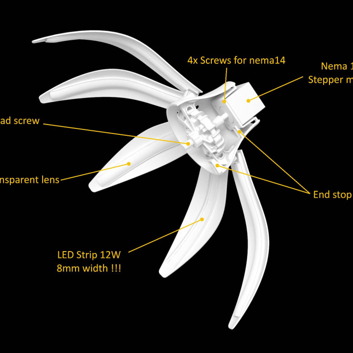 3D Printable Flola - Design Lamp by Vít Rychlý