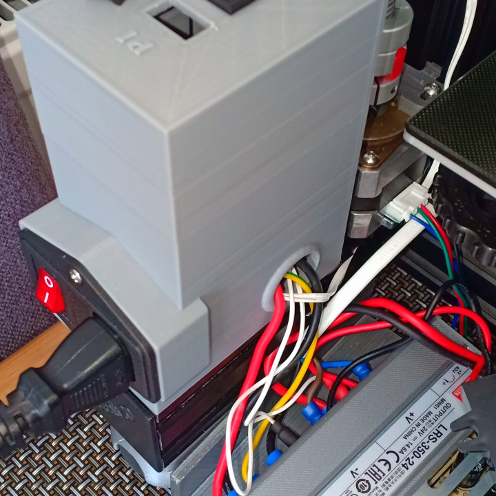 3D Printable PSU Relocation for ender 3 by neil richards