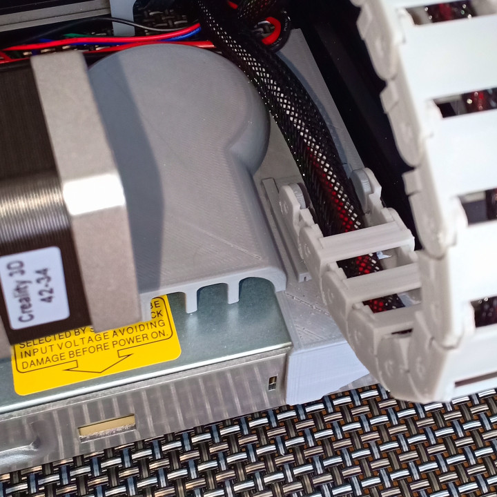 3D Printable PSU Relocation for ender 3 by neil richards