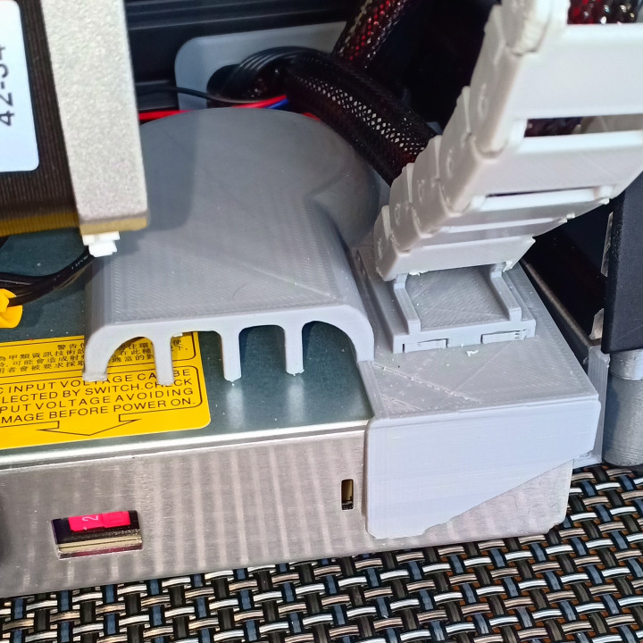 3D Printable PSU Relocation for ender 3 by neil richards