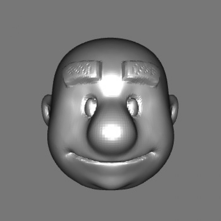 3D Printable Feature_headA by Tom Davis