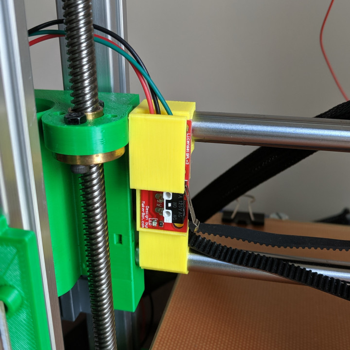 3D Printable X end stop sensor 10mm by Paul Dee