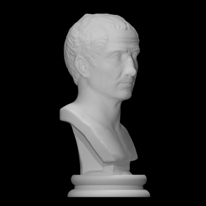 3D Printable Julius Caesar by Scan The World