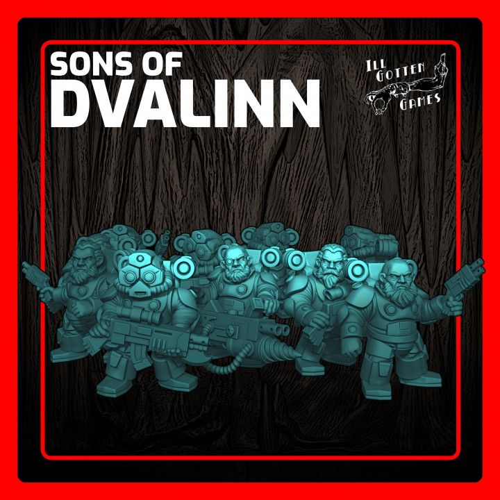 3D Printable Sons of Dvalinn by Ill Gotten Games