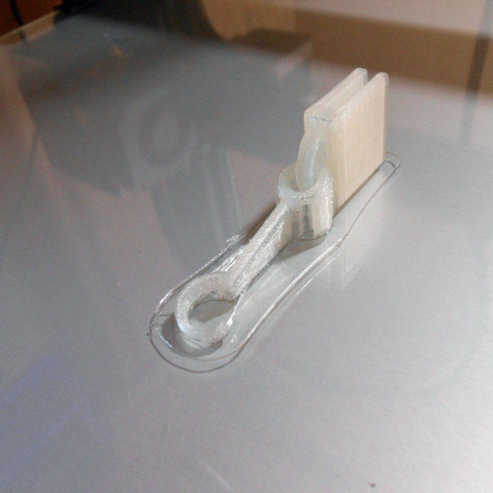 3D Printable Acrylic Door Latch by Sandra James