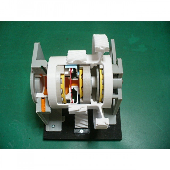3D Printable Jet Engine Component; Torque Meter, Helical Gear Train ...