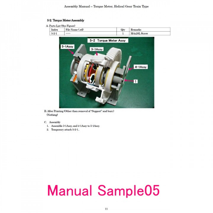 3D Printable Jet Engine Component; Torque Meter, Helical Gear Train ...