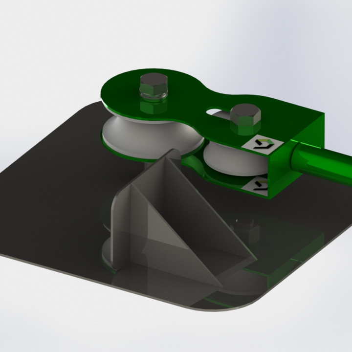 3D Printable PIPE BENDING MACHINE by Eidos3d