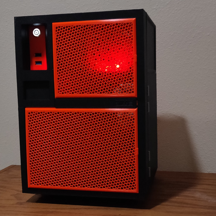 3D Print of MK735 Mini Server / NAS Chassis by larrycherry