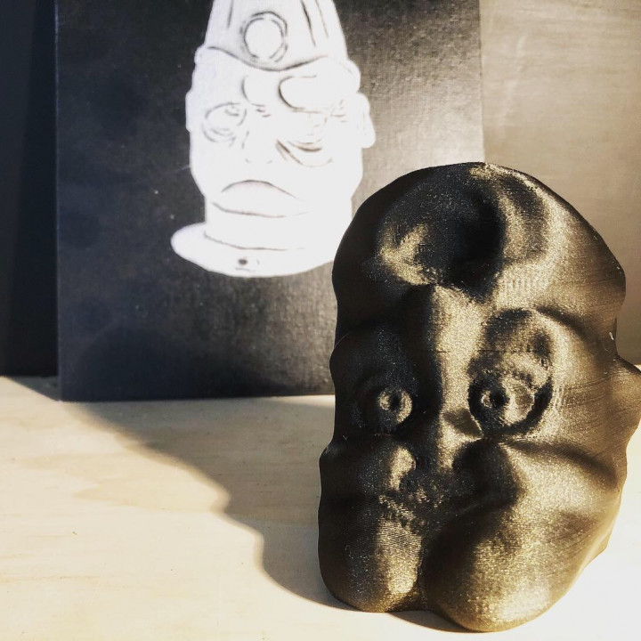 3D Printable Paradox Face by Jacob Surovsky