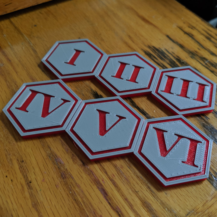 3D Printable Wargaming Objective Tokens (40k, Kill Team, etc.) by ...