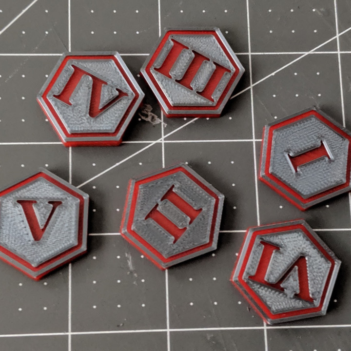 3D Printable Wargaming Objective Tokens (40k, Kill Team, etc.) by ...