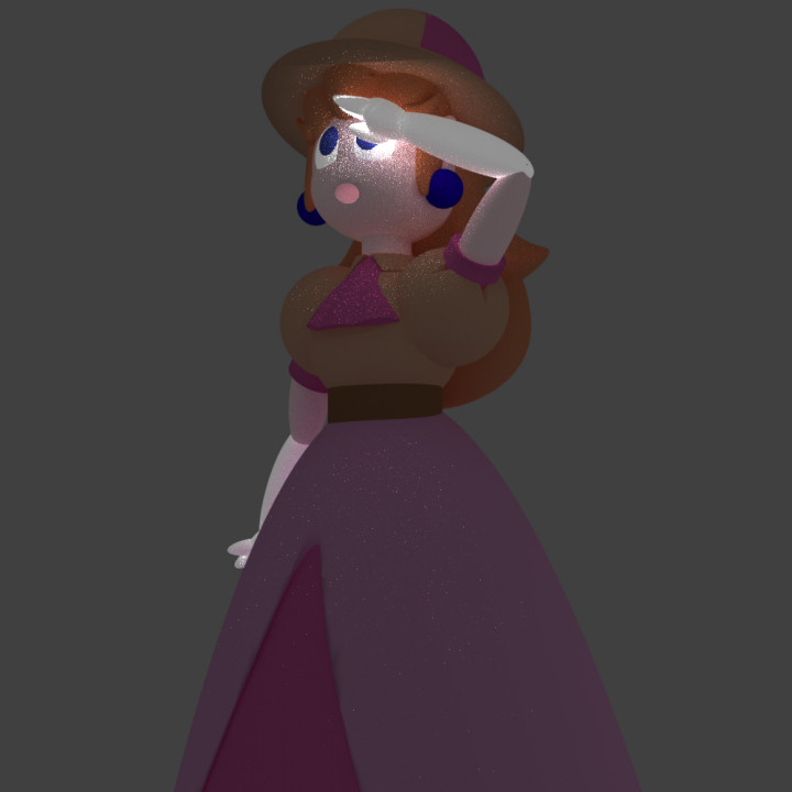 3D Printable Explorer Peach by Cormac Calcaterra