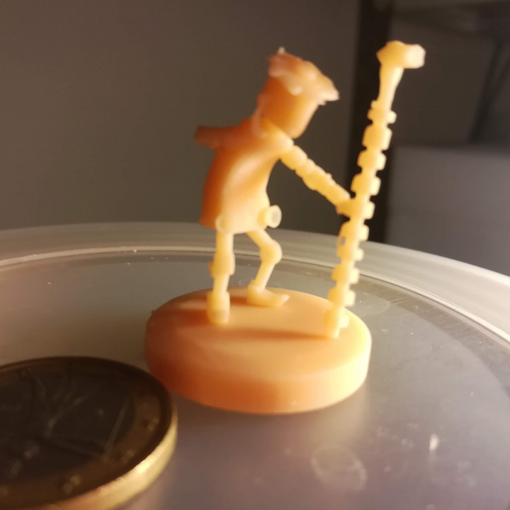 3D Printable Neutral Wizard Robot Vintage scale 1/56 28mm Set 3/? by ...