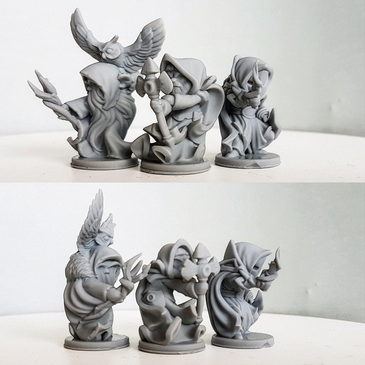 3D Printable RPG Heroes! Set_03 by Arminas Didziokas