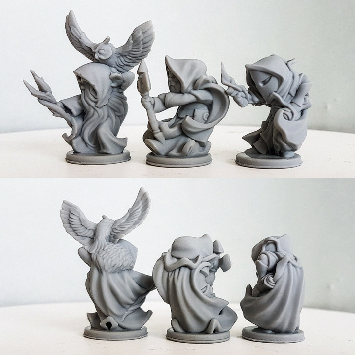 3D Printable RPG Heroes! Set_03 by Arminas Didziokas