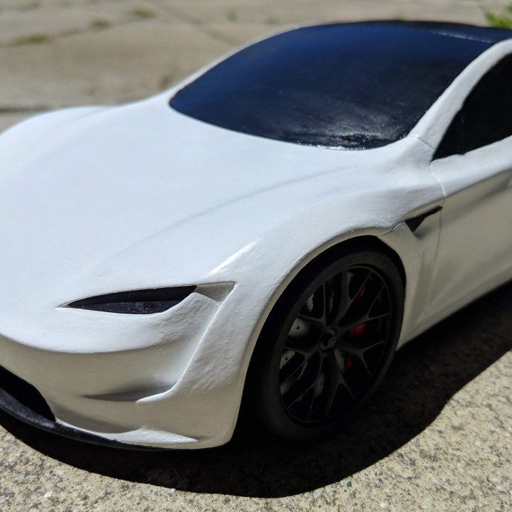 3D Printable 2020 Tesla Roadster by Patrick R.