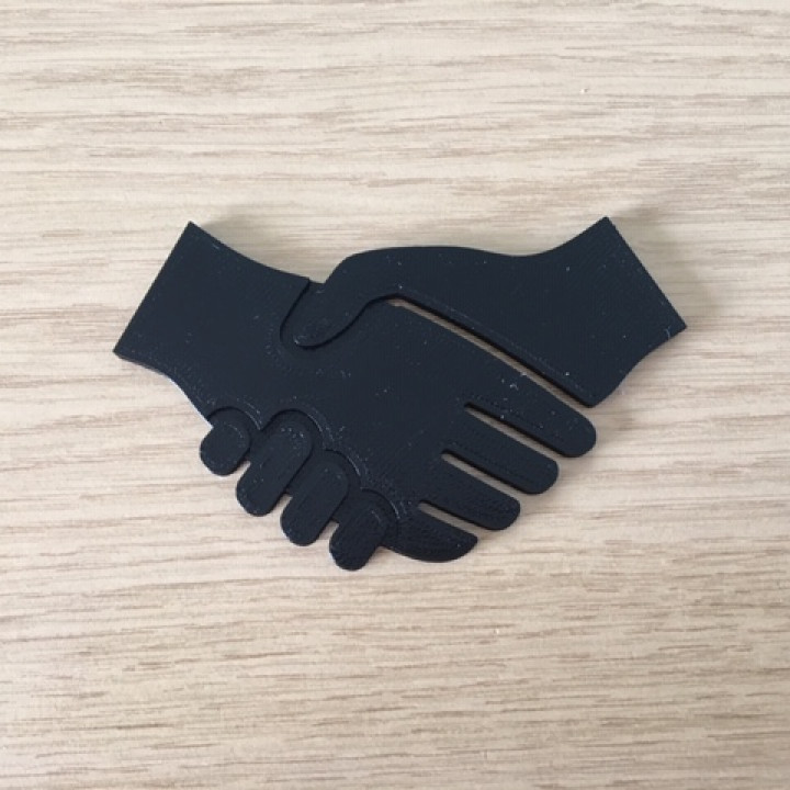 3D Printable Handshake by Emma Oldham