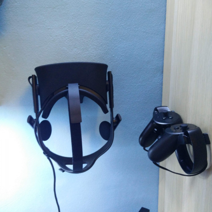 3D Printable Oculus Rift CV1 Wall Mount by Václav Bílý