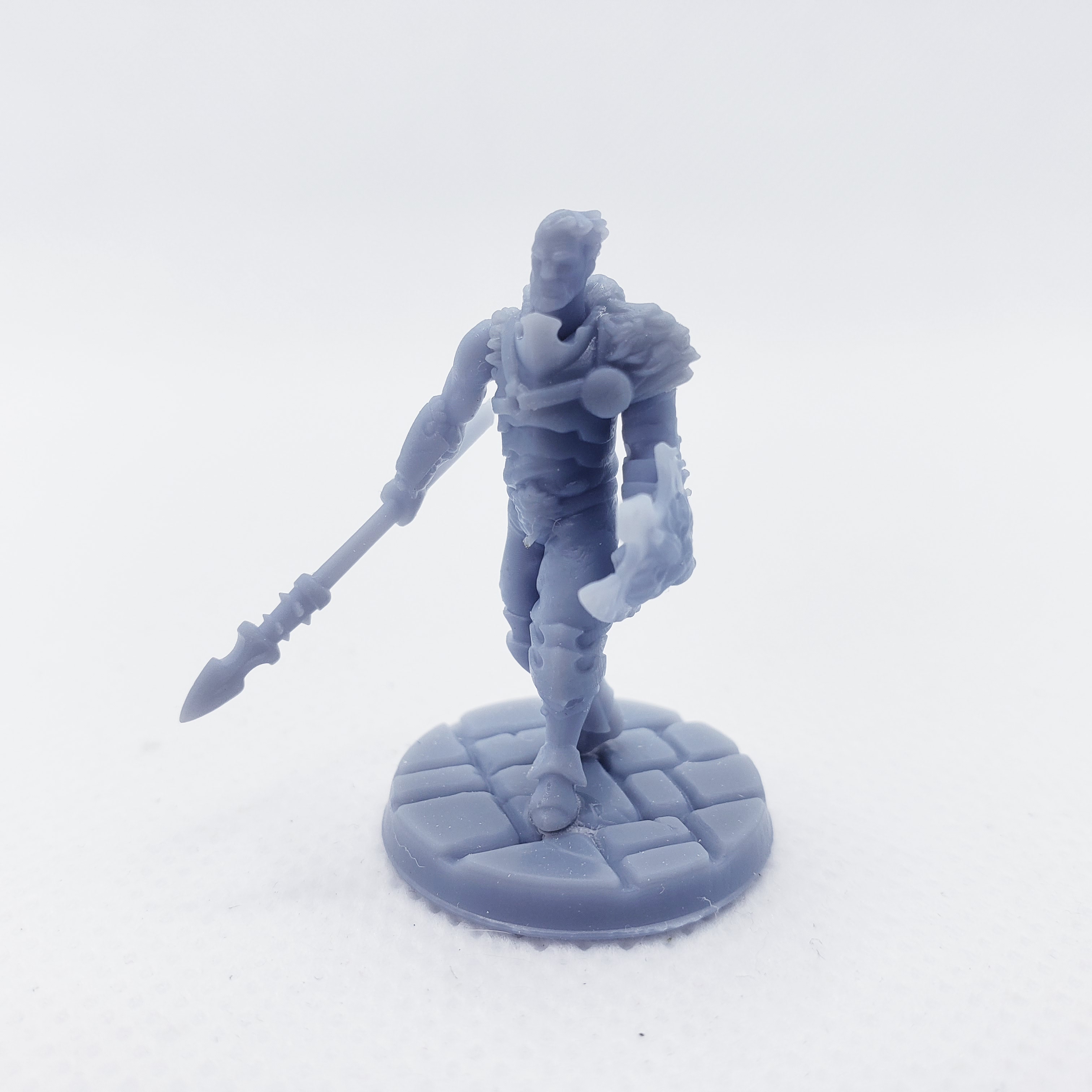 3D Printable RPG Fighter - Multipart with build options (32mm scale) by ...