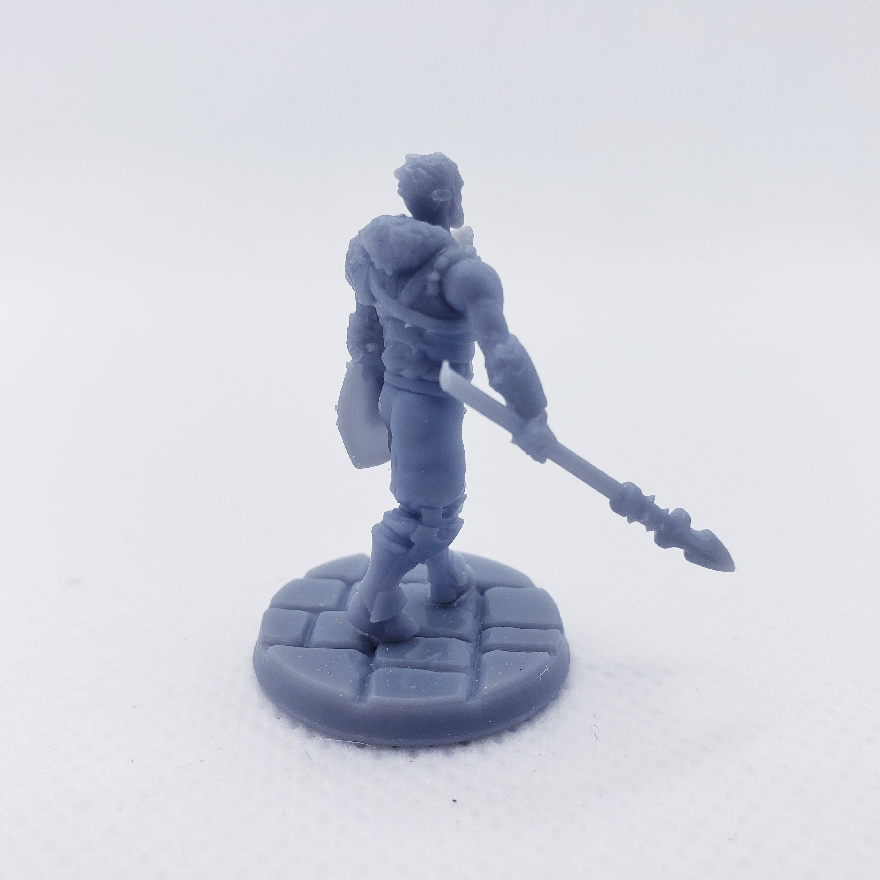 3D Printable RPG Fighter - Multipart with build options (32mm scale) by ...