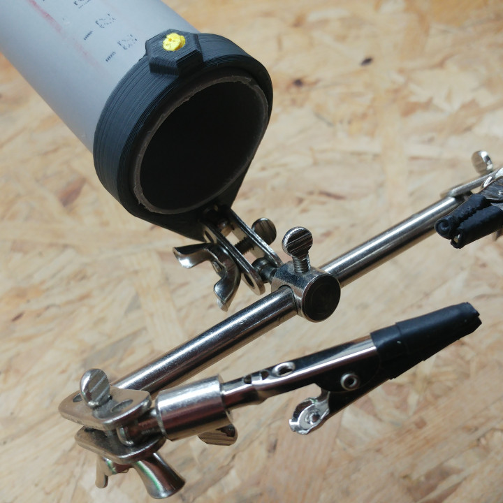 3D Printable Third hand 40mm pipe mount by RDAchs