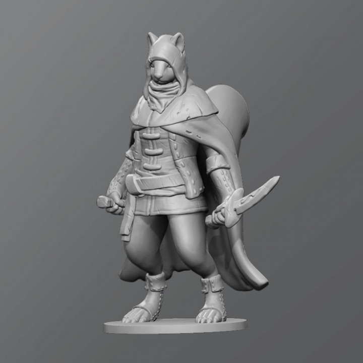 3D Printable Squirrel assassin by schlossbauer