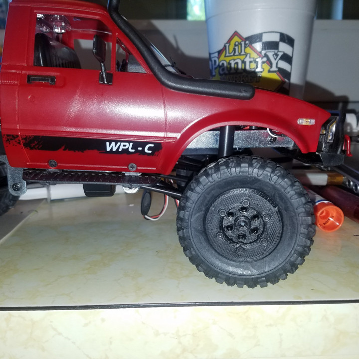 3D Printable 1.3" Beadlock Wheel for WPL C14 and similar trucks by ...