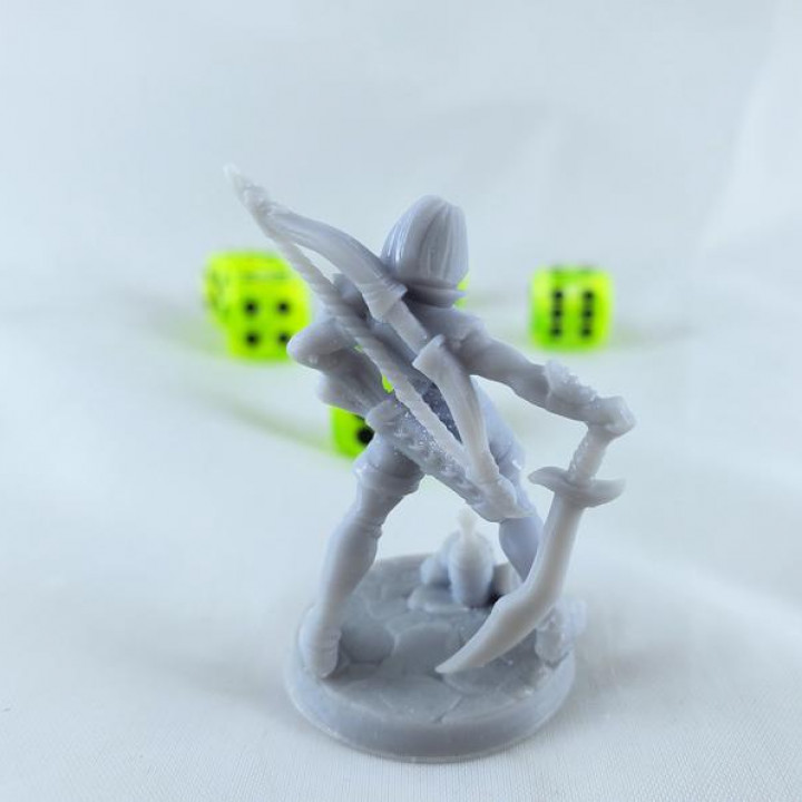 3D Printable Aline the Bold - Rogue Heroine by Artisan Guild