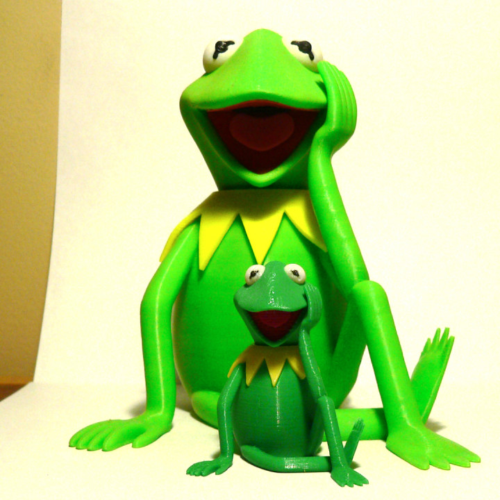 3D Printable Kermit the Frog -MMU by Steve Solomon