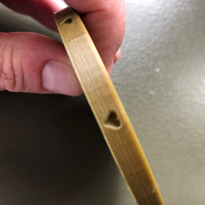 3D Printable Heart Coaster by Jonathan Gross